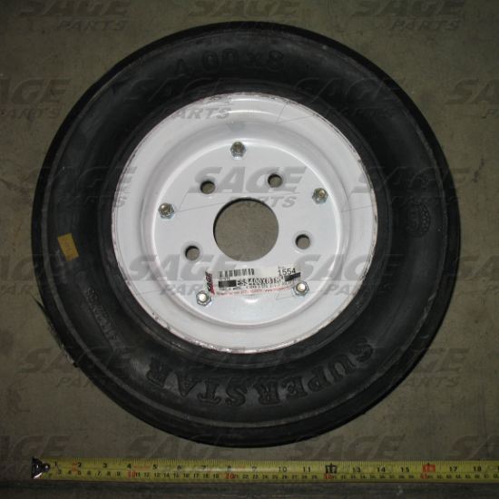 Sage Parts Plus. TIRE & WHEEL, 400X8 3 STG 2-1/2 PILOT WT