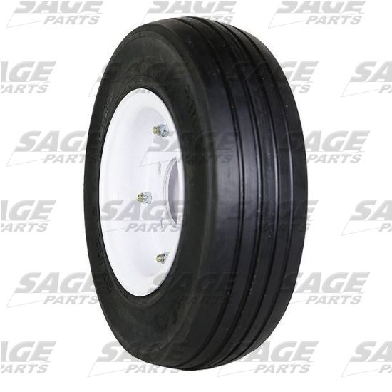 Sage Parts Plus. Tire and Wheel, 2-Stage 3 3/8 Pilot (White)