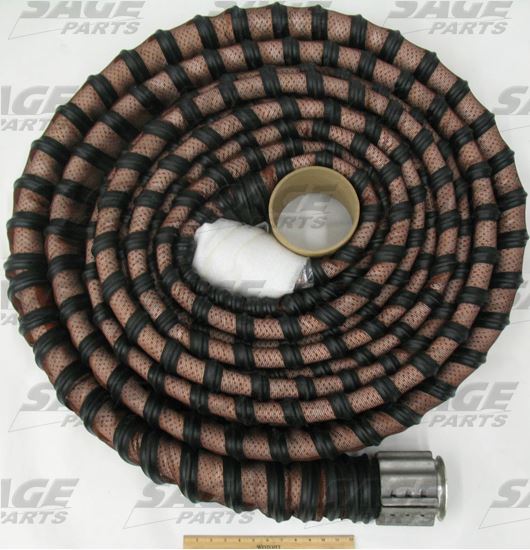 Sage Parts Plus. HOSE, AIRSTART 50FT W SCUFF AND FLANGES