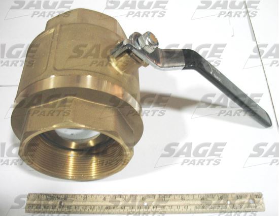 Sage Parts Plus. VALVE, BALL BRASS 4IN NPT FXF